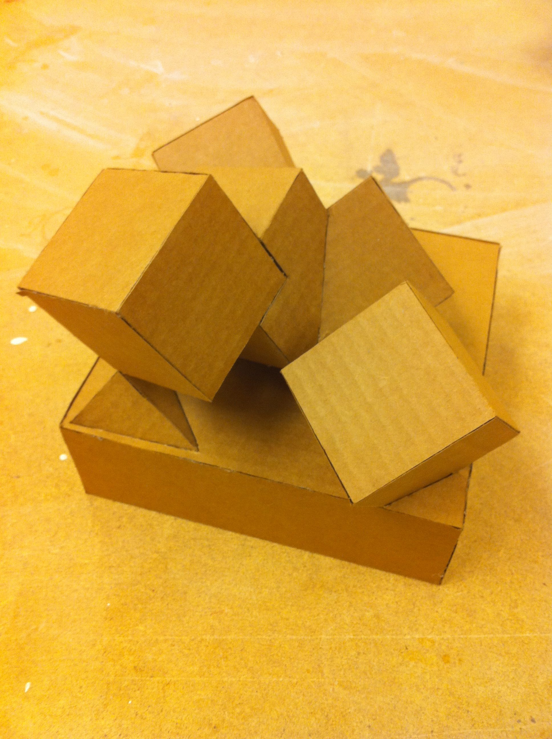Cubes Intersecting a Plane – Student Work